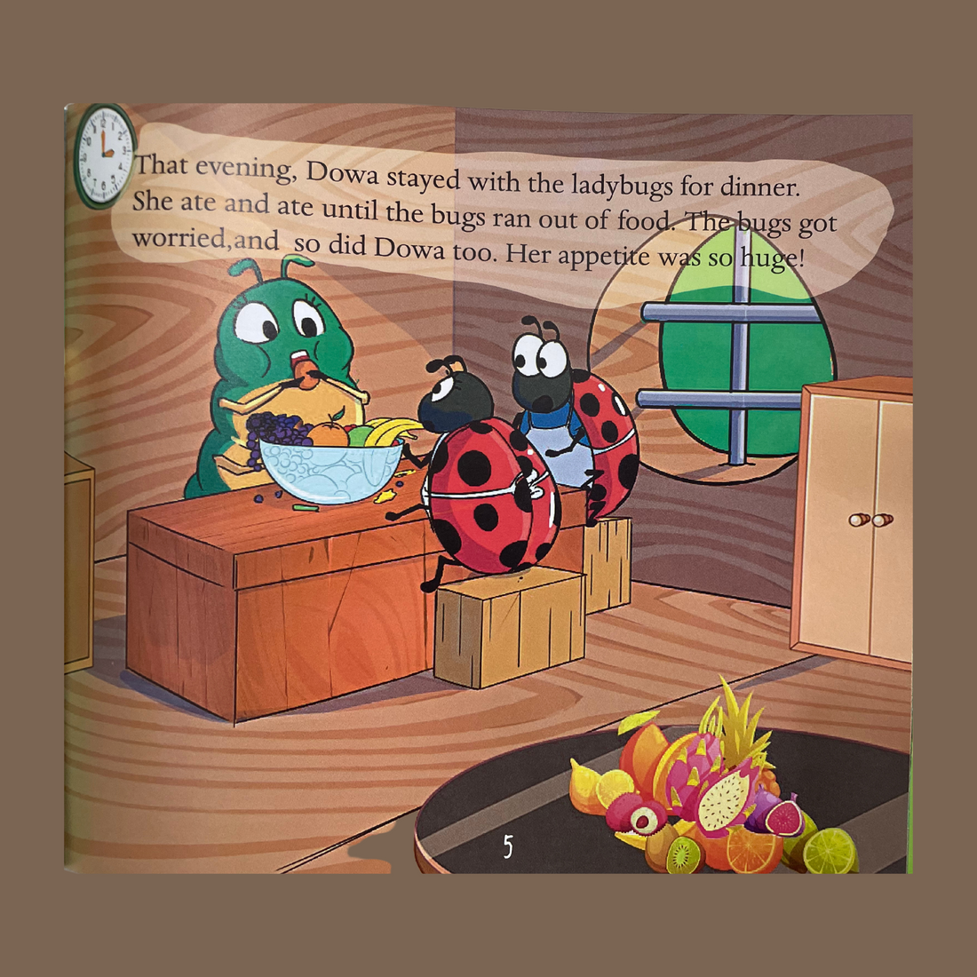 Dowa the caterpillar who could not stop eating – Booksie